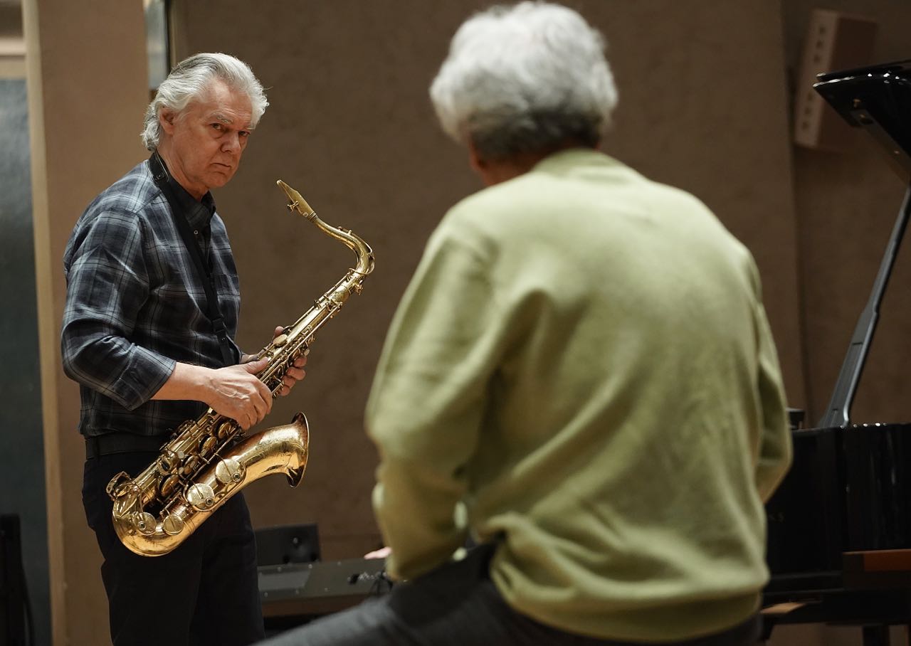 Bildergalerie: Jan Garbarek beim Soundcheck im Herkulessaal München ...