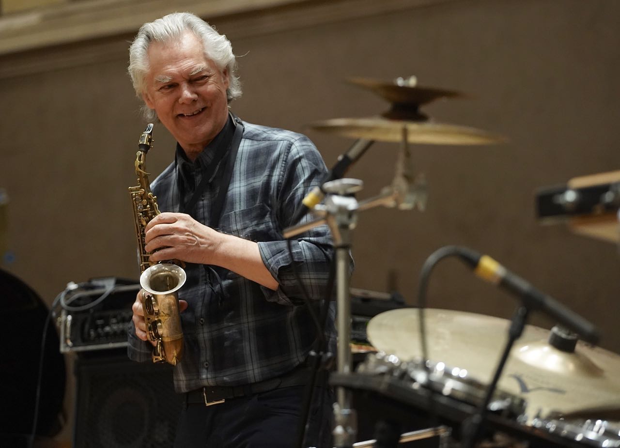 Bildergalerie: Jan Garbarek beim Soundcheck im Herkulessaal München ...